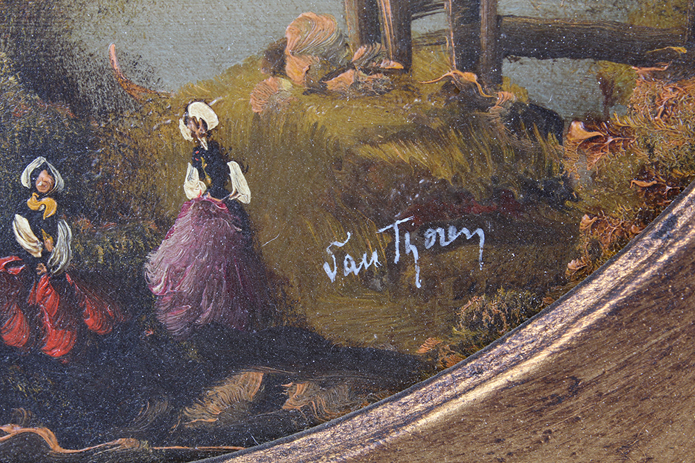 Framed Otto Van Thoren Original Landscape Oil Paintings | EBTH