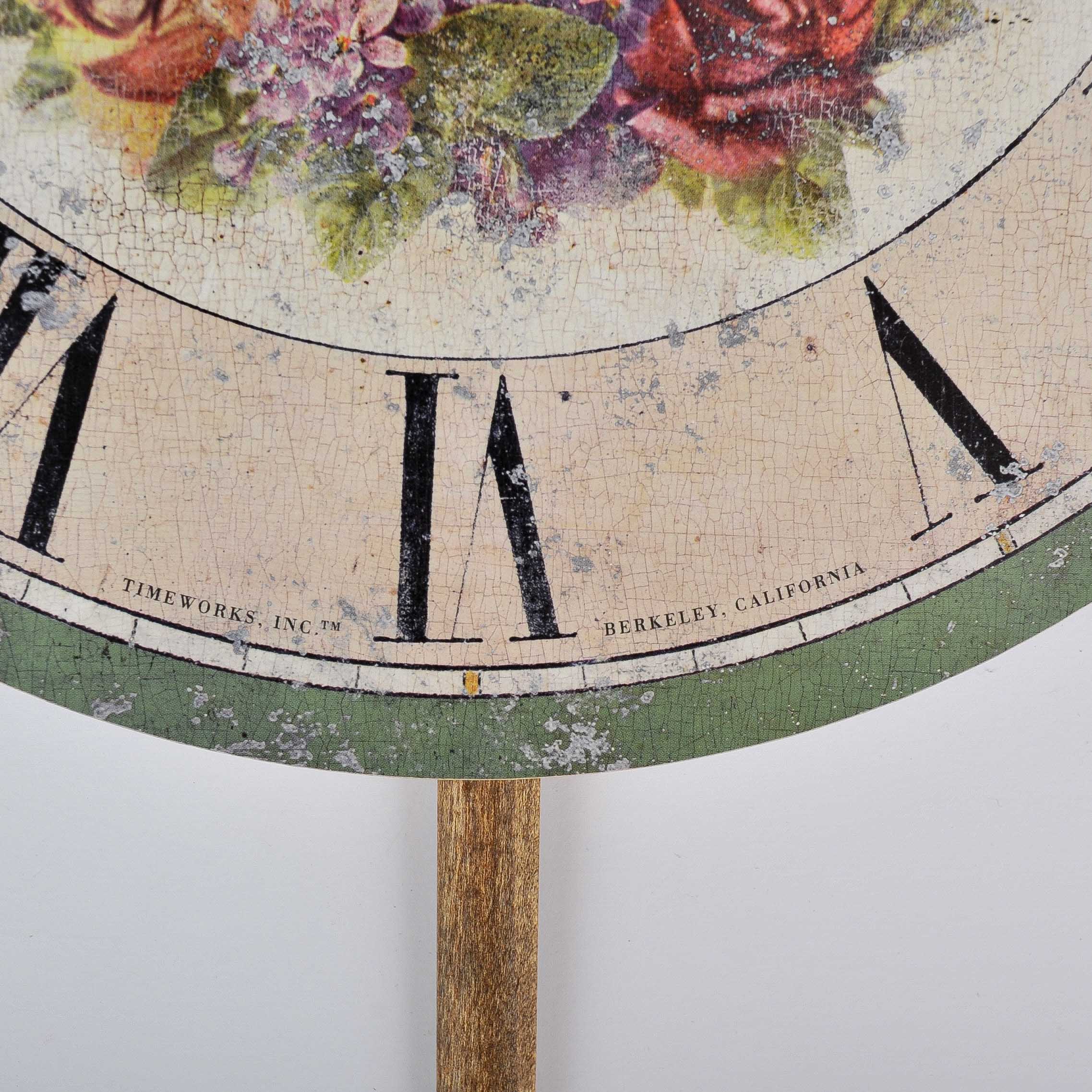 Timeworks Floral Wall Clock | EBTH