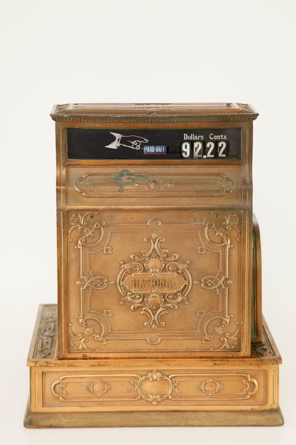 Antique Brass National Cash Register | EBTH