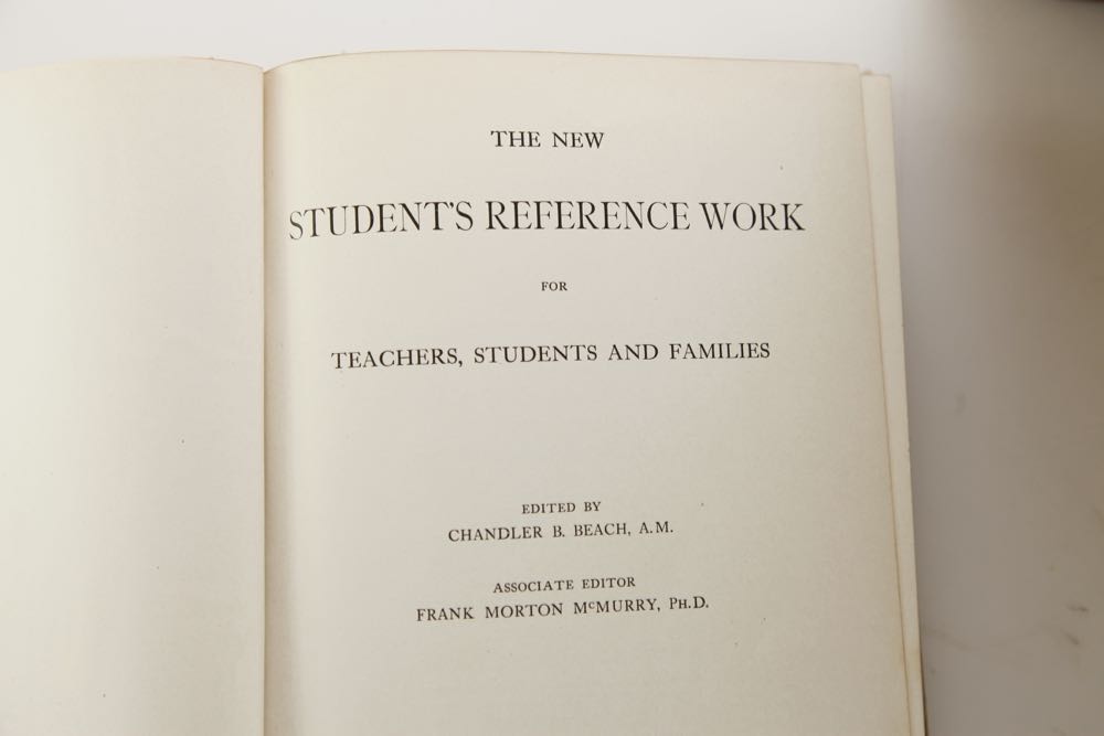 "The New Student's Reference Work" Book Collection | EBTH