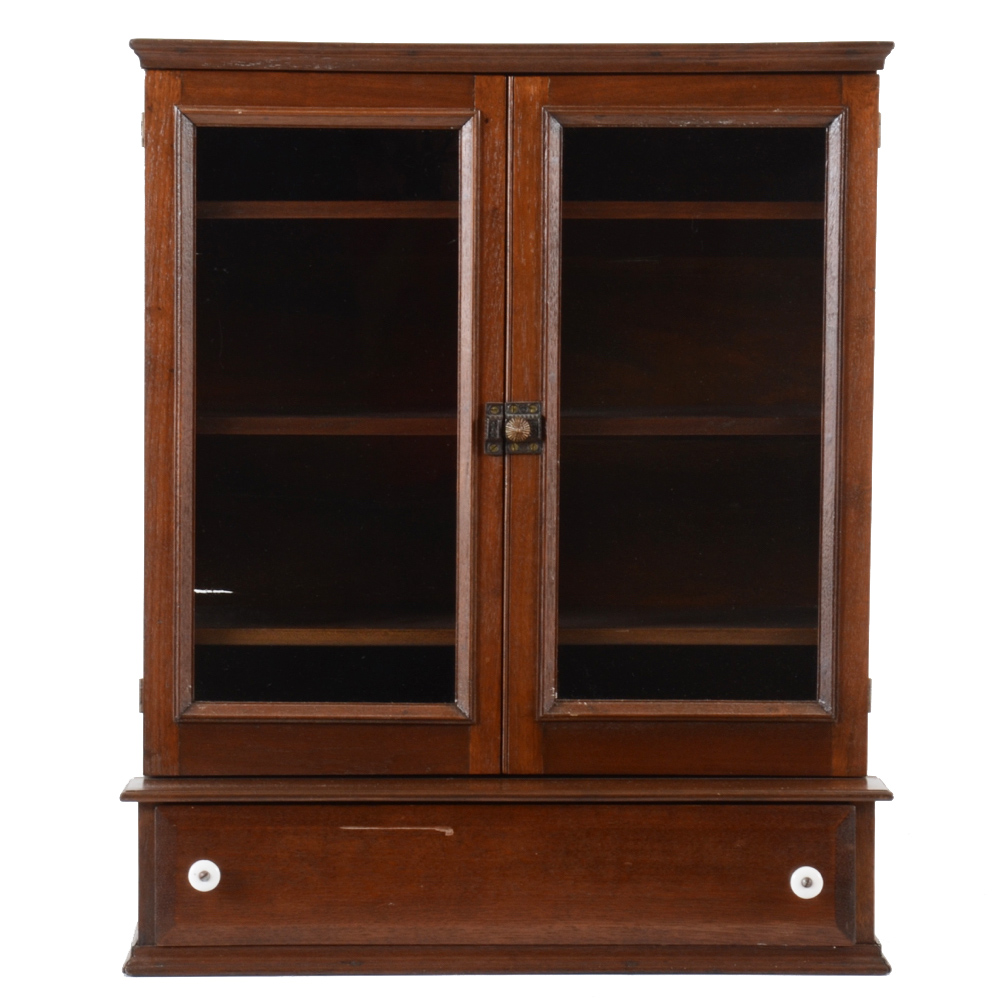 Walnut Victorian Bookcase / Salesman Sample | EBTH