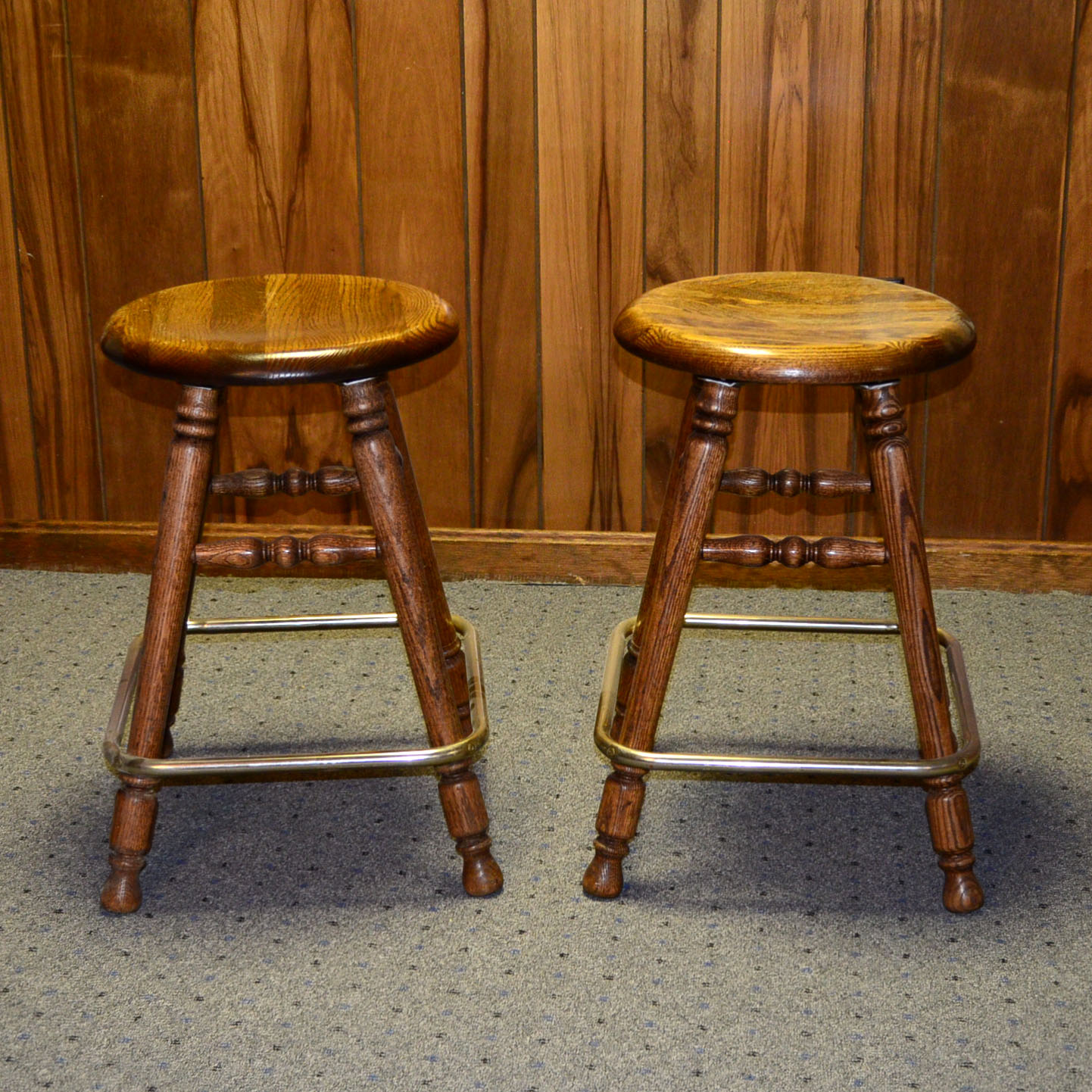 Short Wooden Stools | EBTH