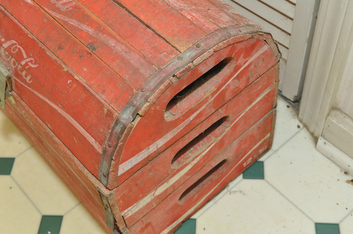 Painted Wood Coca-Cola Chest | EBTH