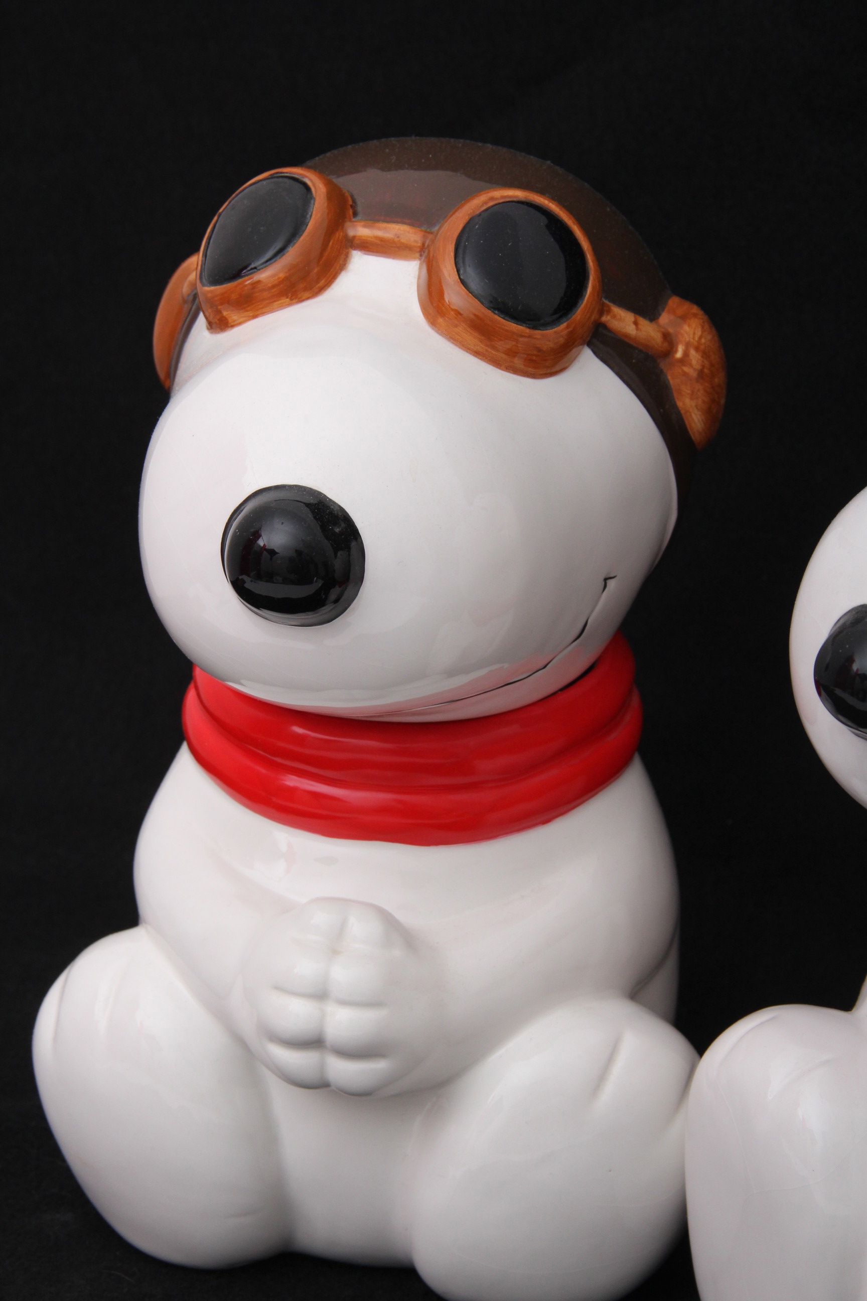 Retired Snoopy Flying Ace Cookie Jar and Other Snoopy Cookie Jar | EBTH
