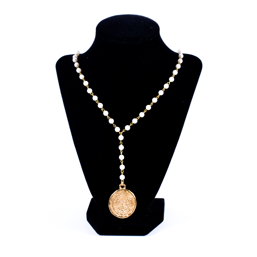 Coin Rosary Chain Necklace | EBTH