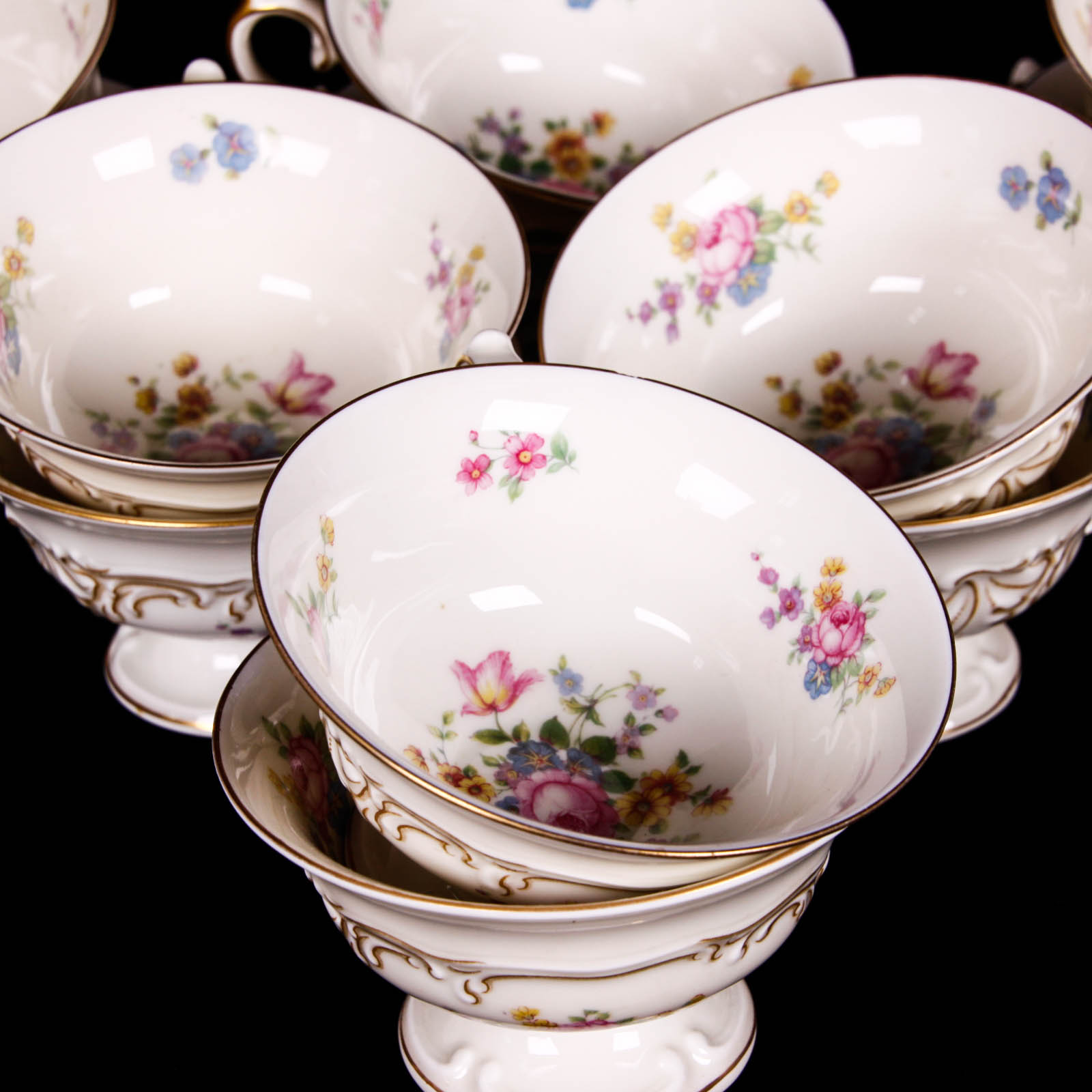 Vintage Friederike KPM Germany "Renaissance" China Set | EBTH