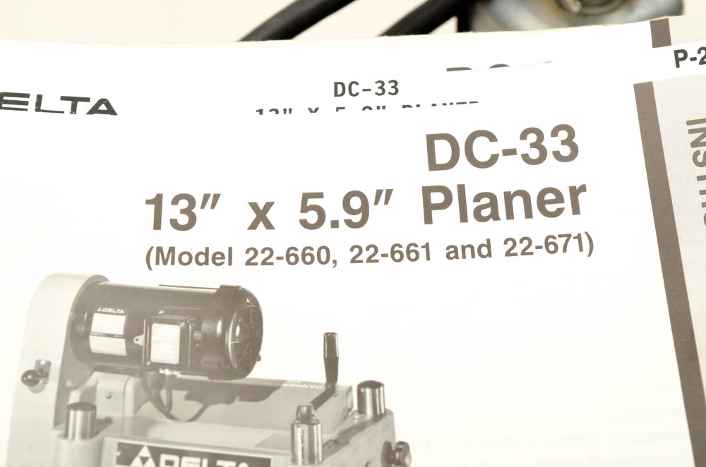 Delta DC-33 Wood Planer | EBTH