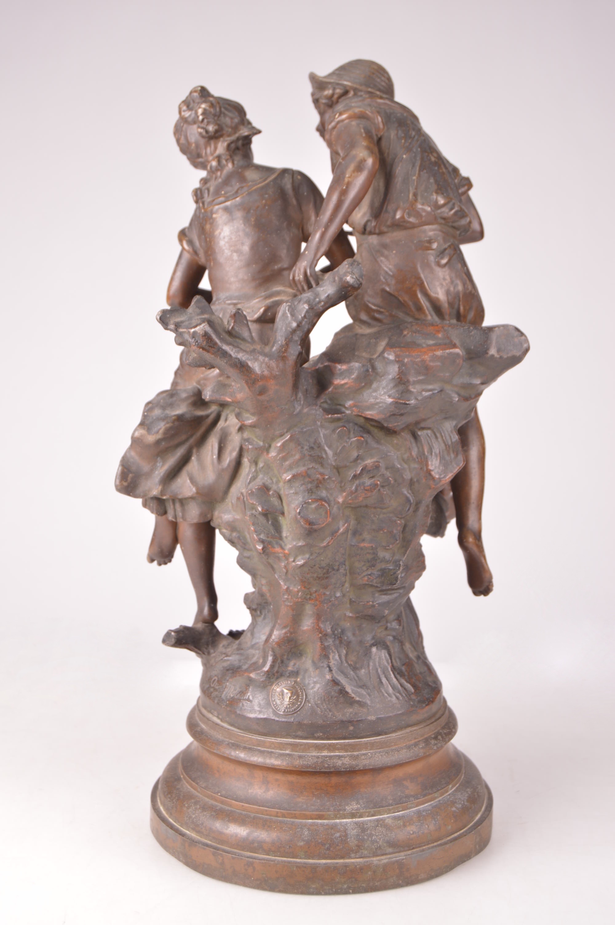 "Pastorale" Bronze Sculpture After Auguste Moreau | EBTH