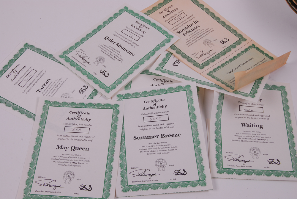 Zoe's Cat by Zoe Stokes Decorative Plates | EBTH