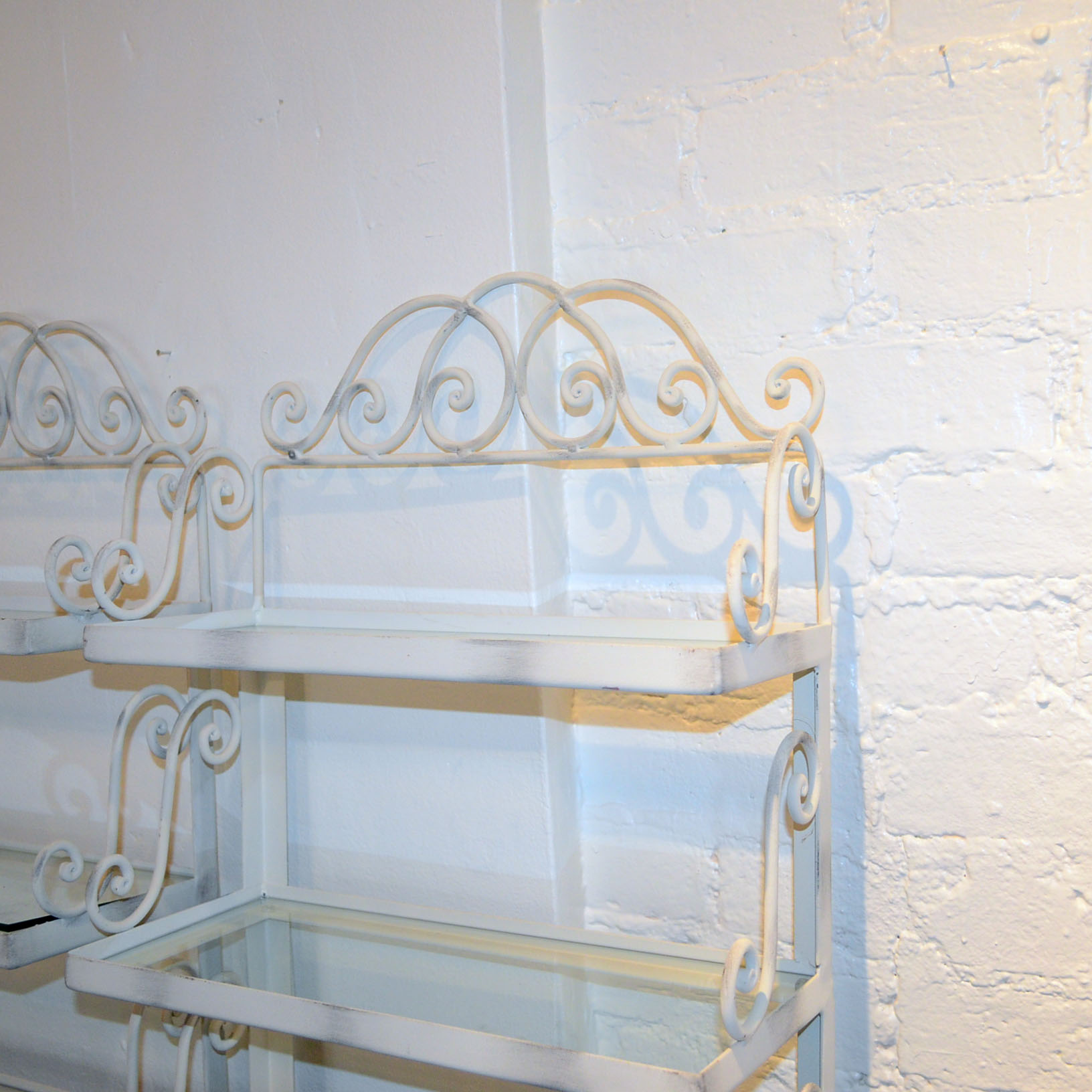 Pair Of Scrolled Wall Shelves | EBTH