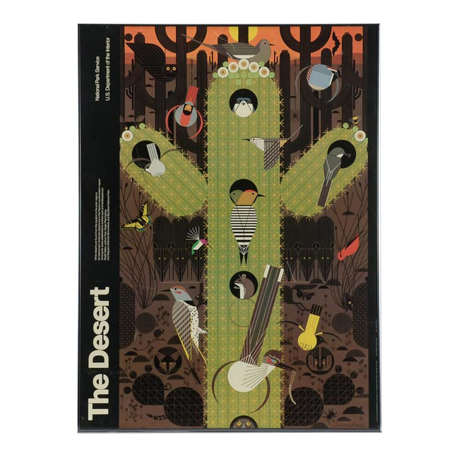 Charley Harper Poster "The Desert" | EBTH