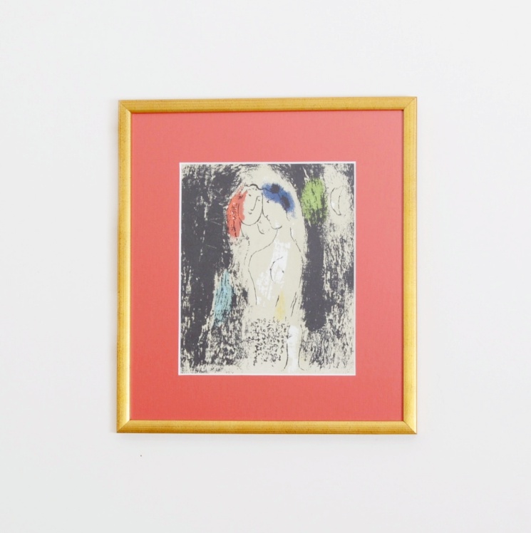 Chagall Bookplate "Lovers in Grey" | EBTH