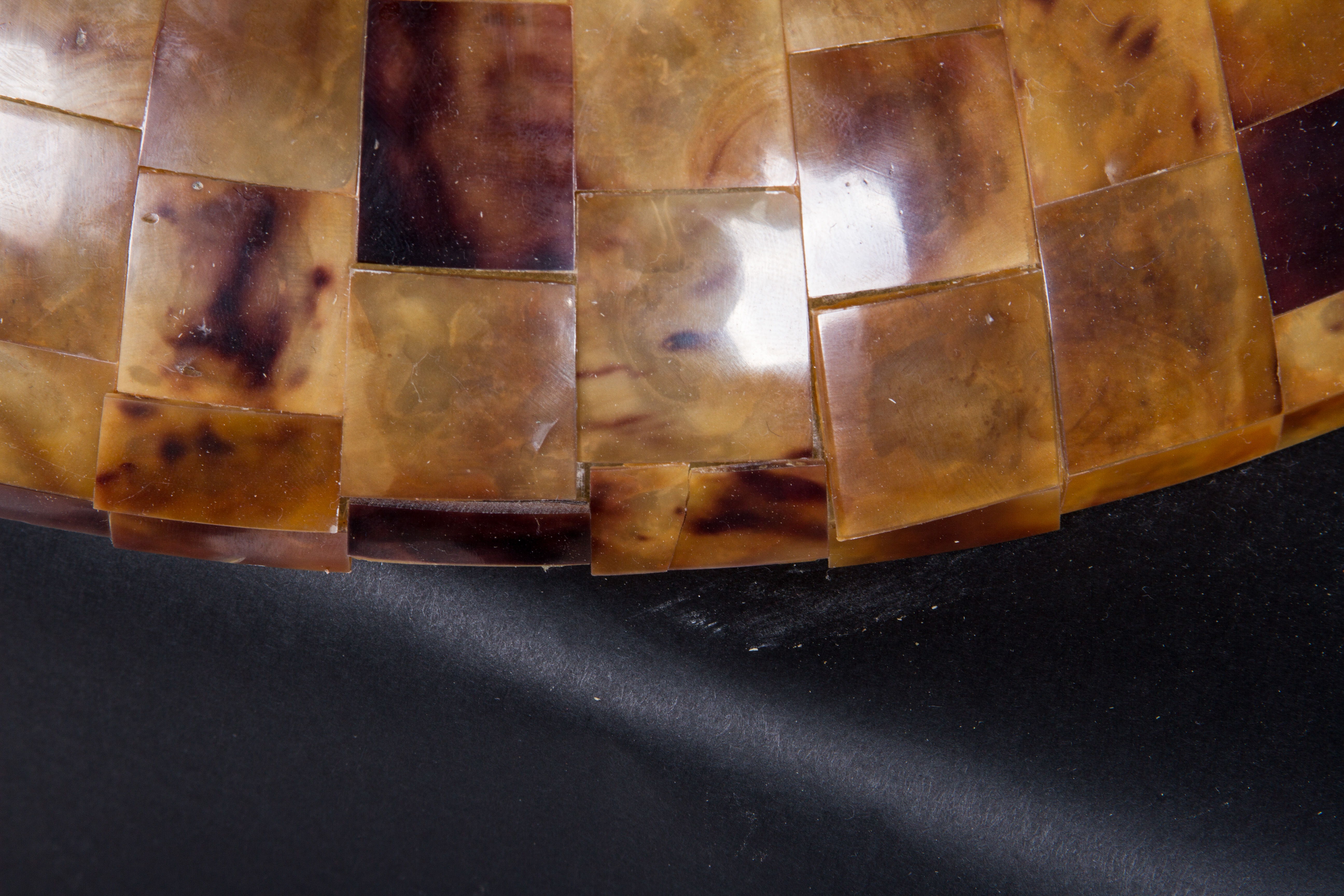 Age Bronze Tortoise Shell Style Chandelier | EBTH