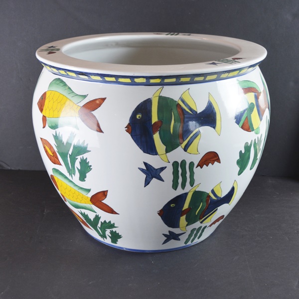 Fish Motif Fish Bowl Planter | EBTH