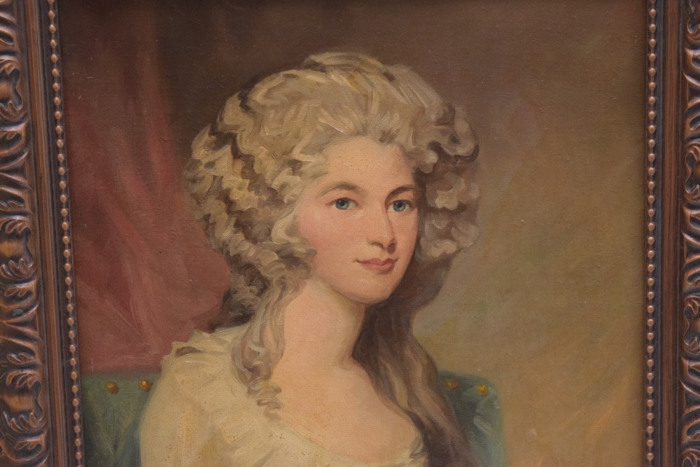 Adrian Lamb "Portrait of a Gentleman after Gilbert Stuart" and "Mrs ...