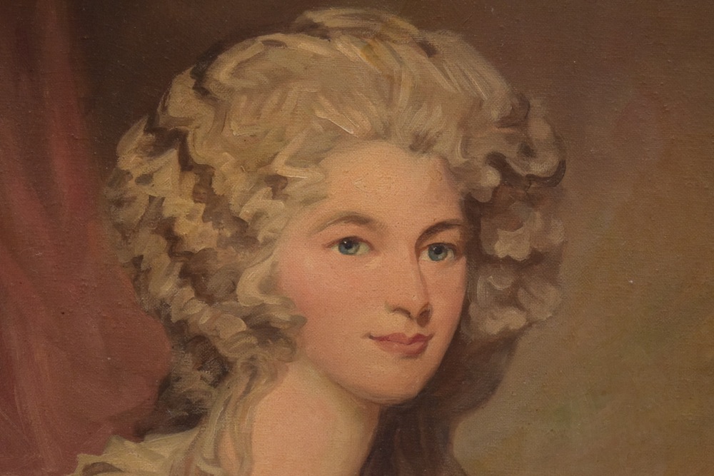 Adrian Lamb "Portrait of a Gentleman after Gilbert Stuart" and "Mrs ...