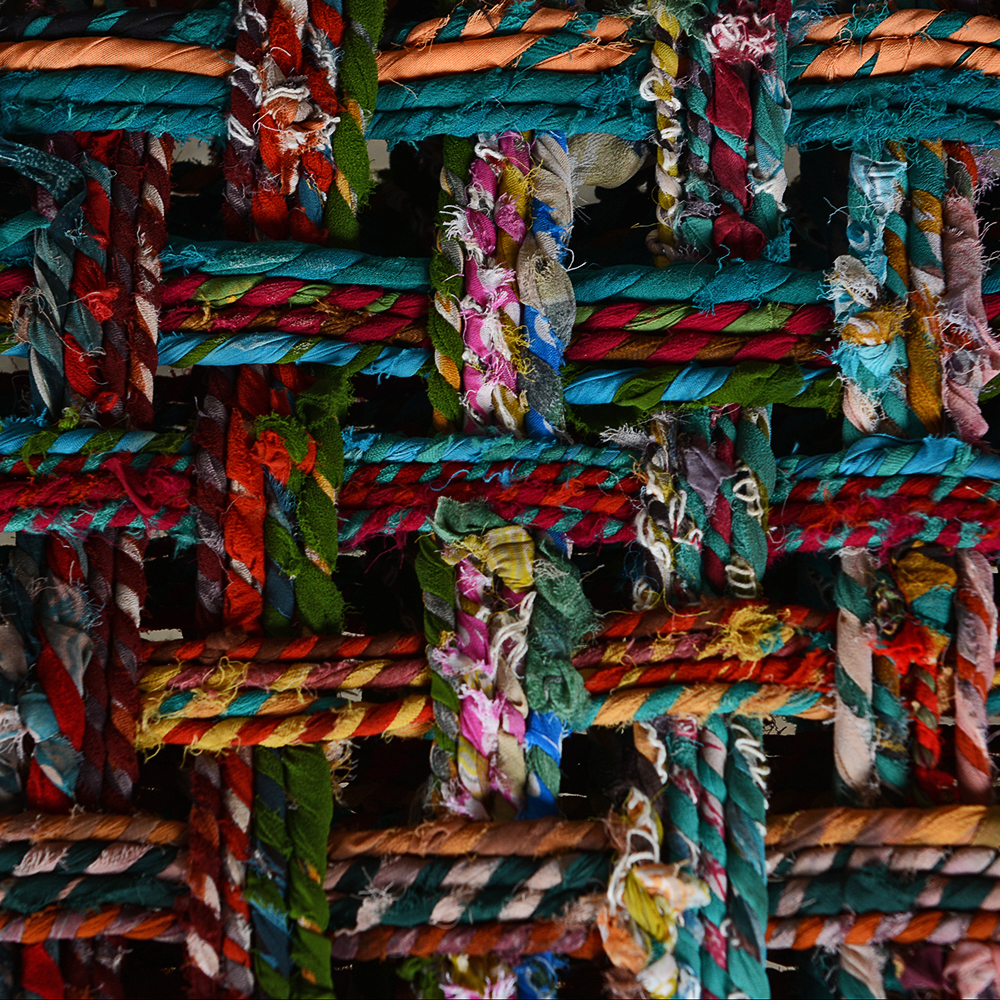 Multicolored Macrame Seat Bench | EBTH