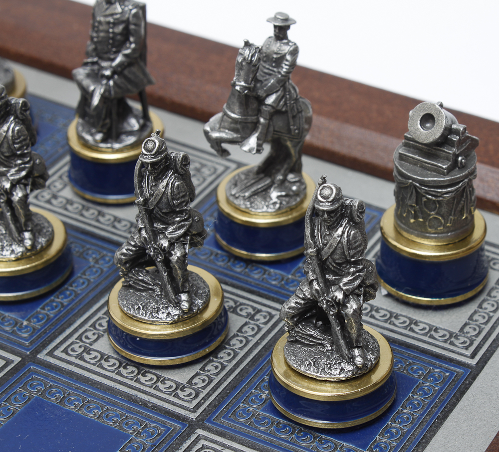 Franklin Mint Civil War Chess Set | EBTH