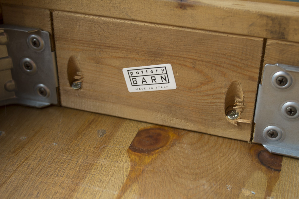 Pottery Barn Sofa Table | EBTH