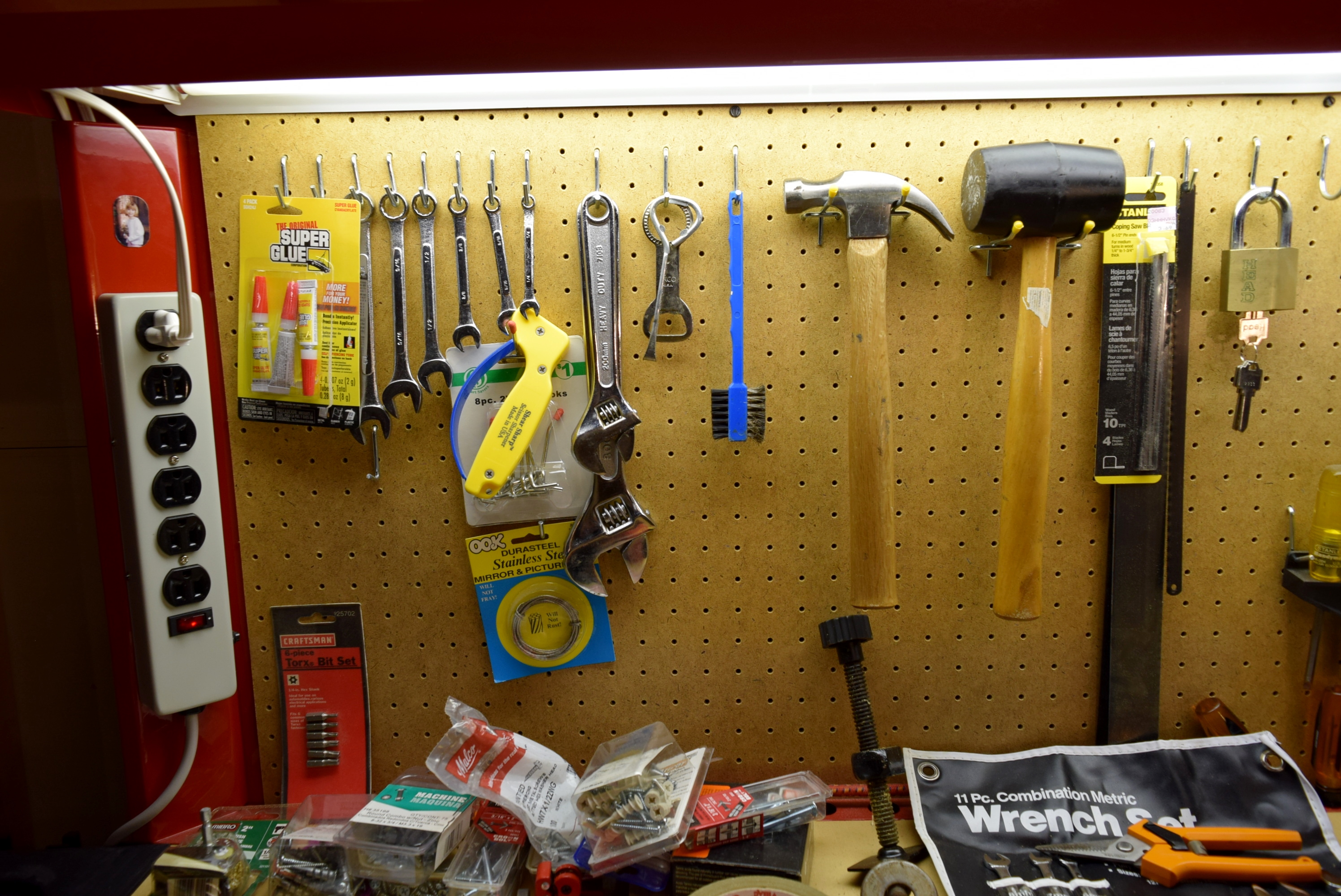 Waterloo Workbench with Powered Back Wall with a Generous Tool ...