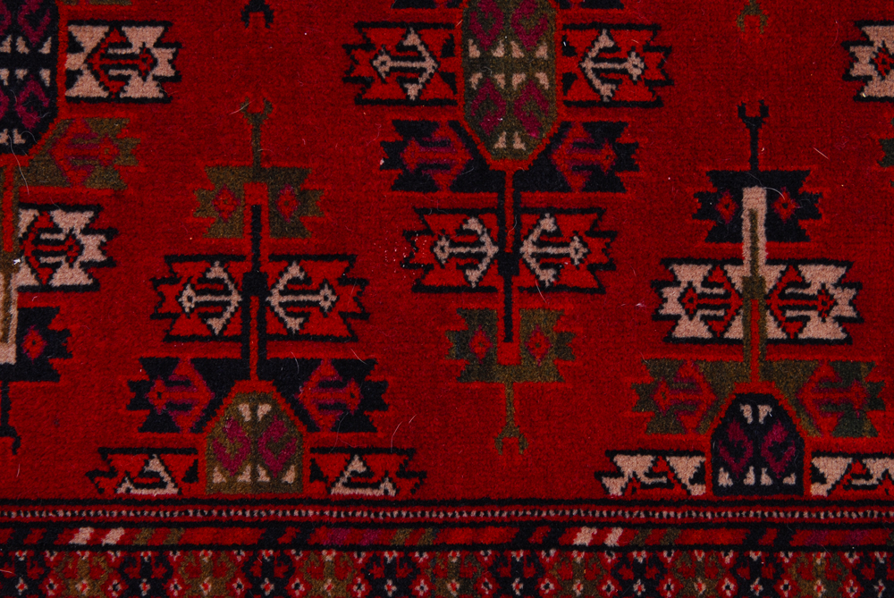 Handwoven Soviet-Era Turkmen Yomut Area Rug | EBTH