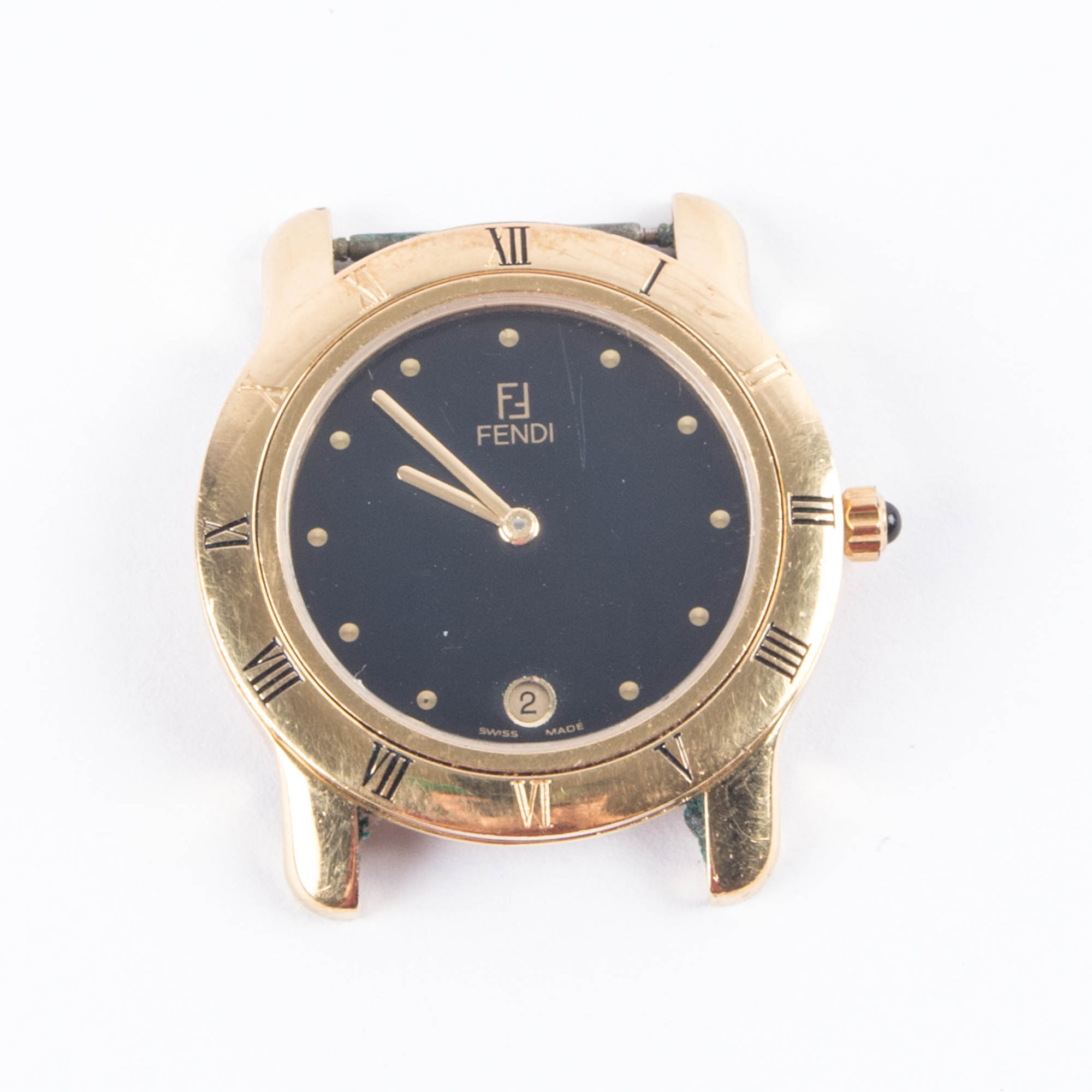 Fendi Gold Tone Quartz Watch Face | EBTH