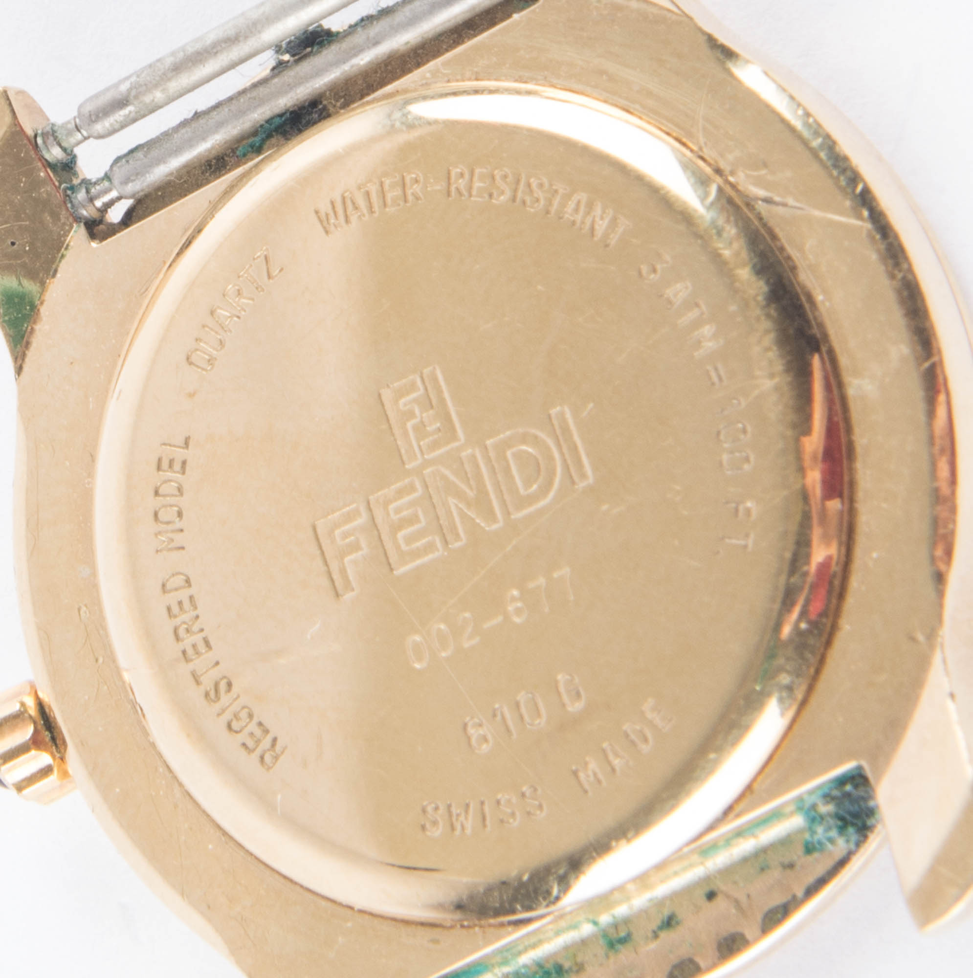 Fendi Gold Tone Quartz Watch Face | EBTH