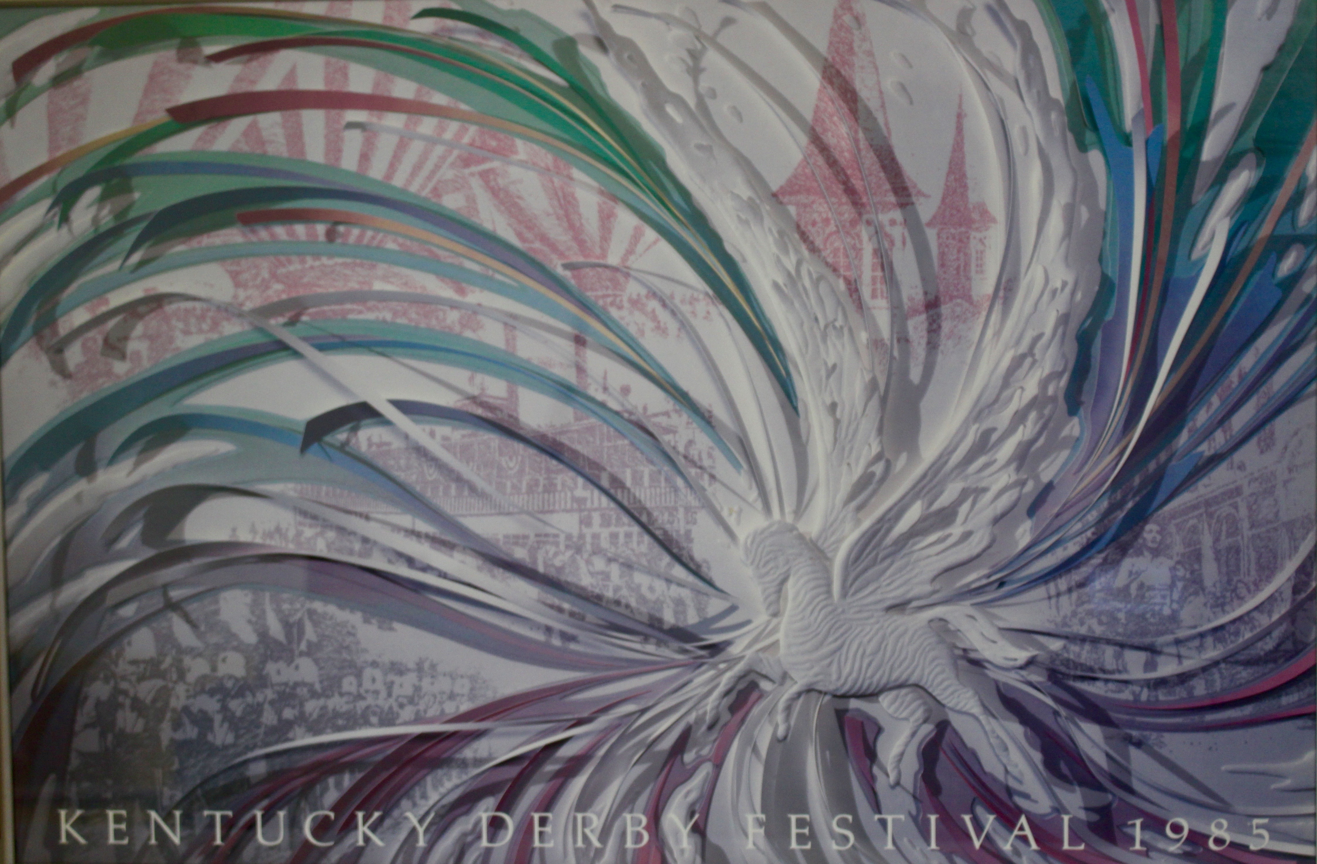 1985 Kentucky Derby Festival Poster By Scott Whittle | EBTH