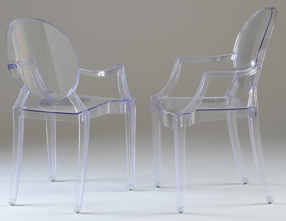 Clear "Louis" Style Acrylic Ghost Chairs | EBTH