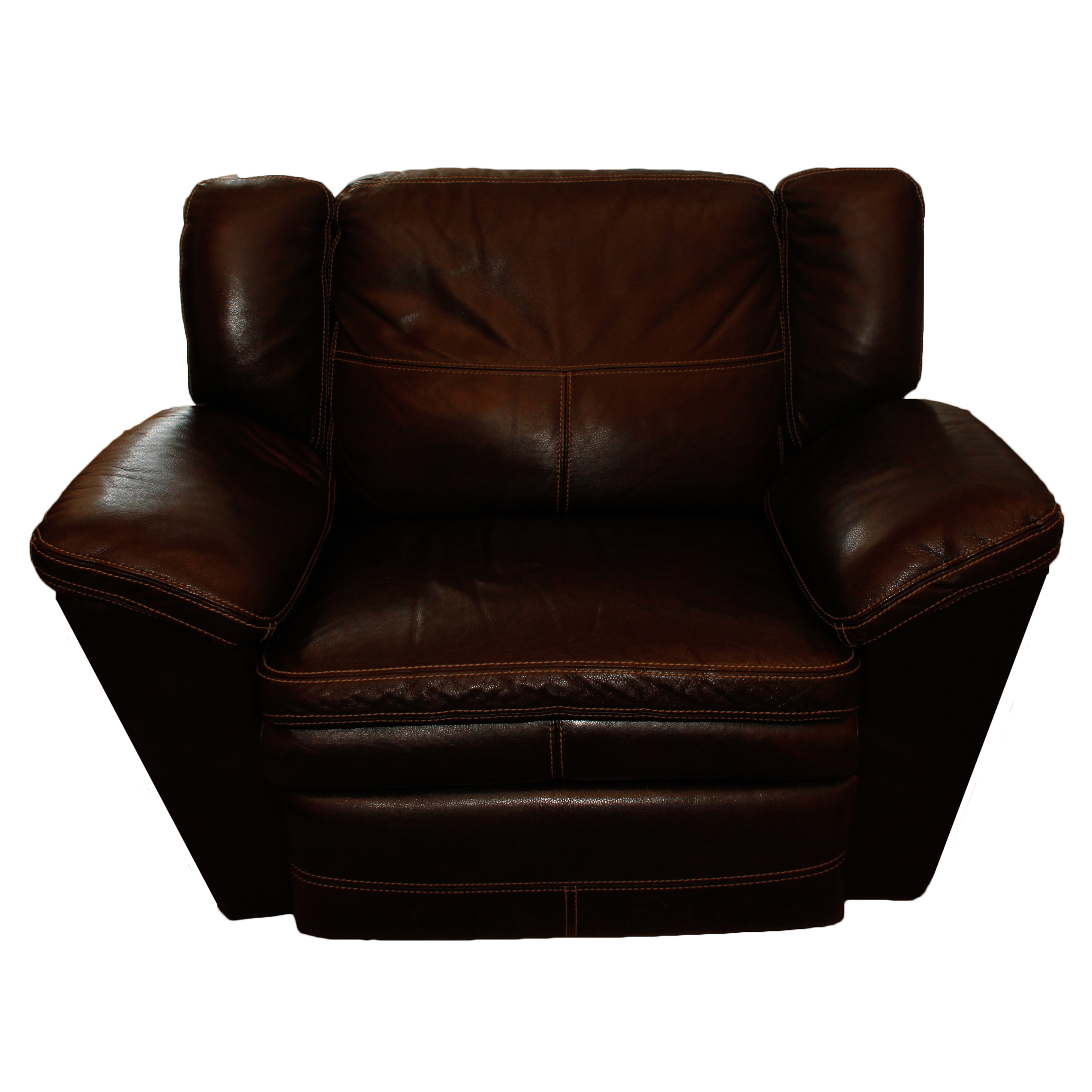 Oversized Leather Chair | EBTH