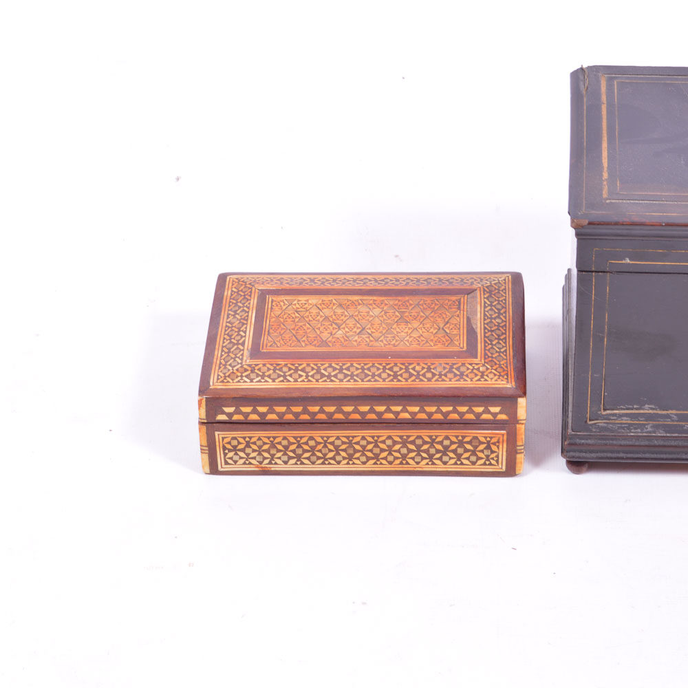 Vintage Decorative Wooden Boxes | EBTH