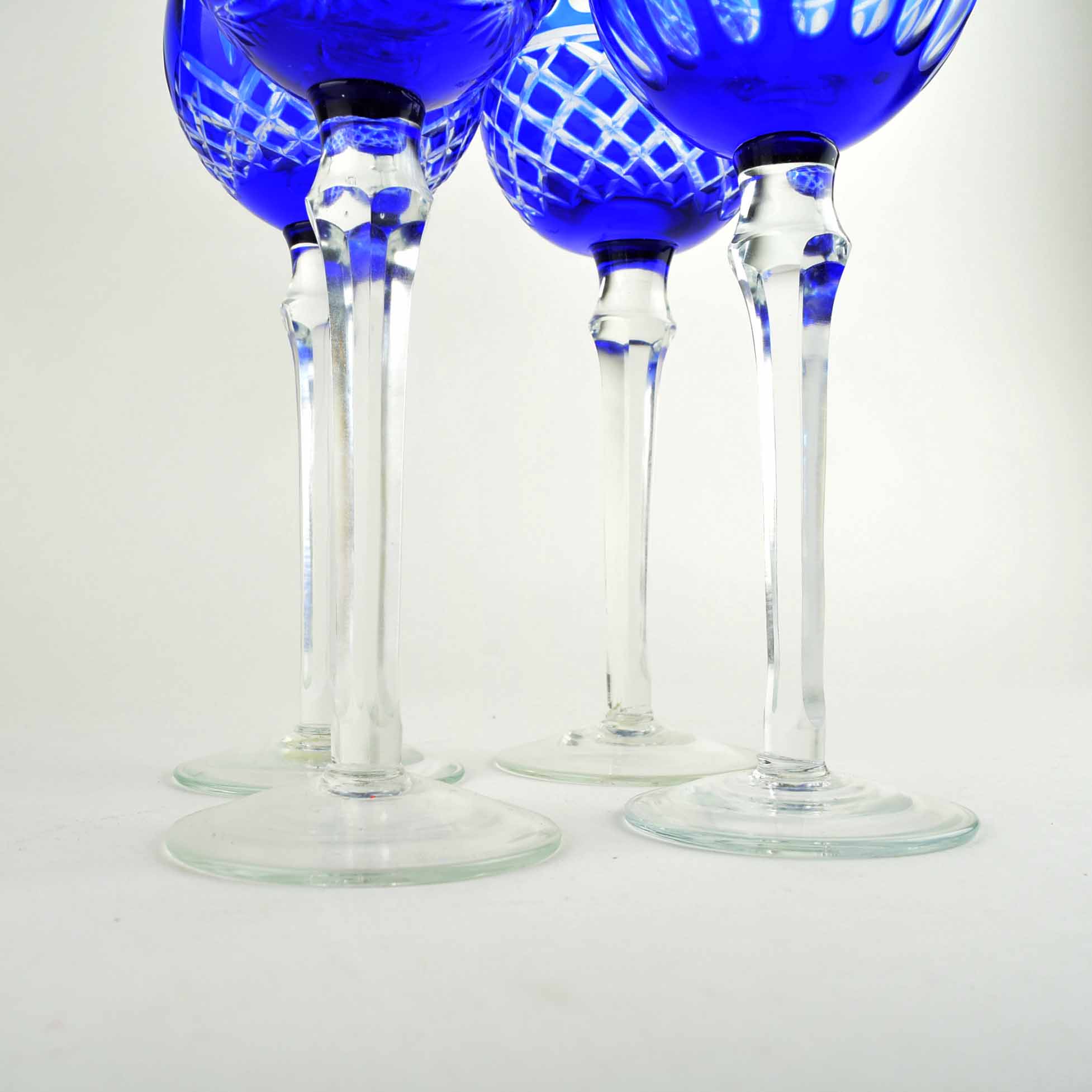 Cobalt Blue Bohemian Style Glass Sets | EBTH