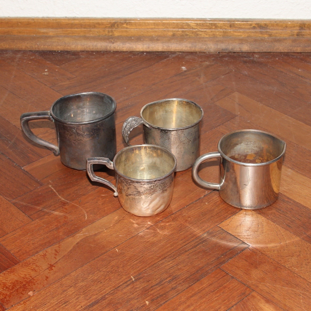 Collection of Sterling and Silver Plate Cups | EBTH