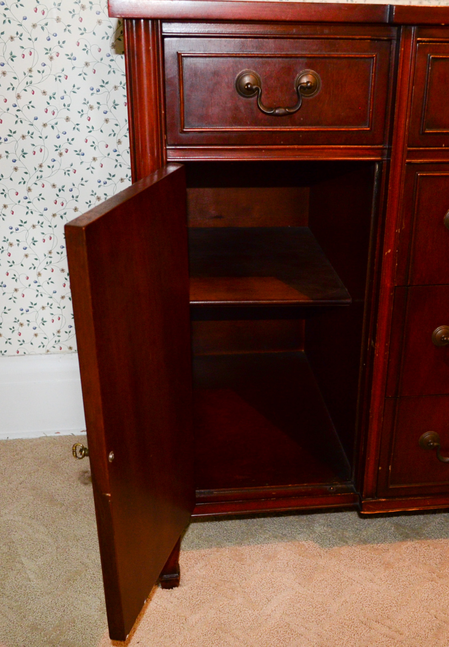 Traditional Cherry Sideboard Circa 1940's | EBTH