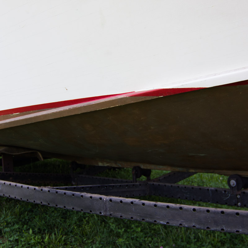 1956 Handcrafted Cuddy Cabin Boat with 110 HP Volvo Engine and Trailer ...