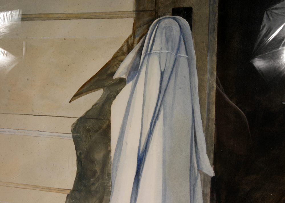 Signed, Original Watercolor by Listed Indiana Artist Henry Bell | EBTH