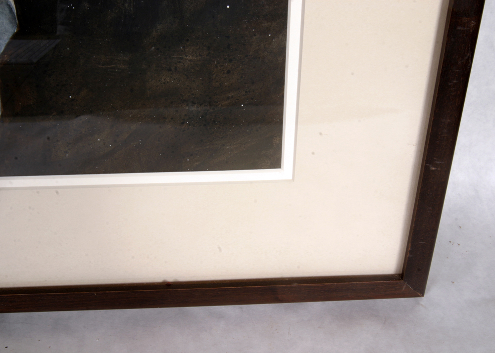 Signed, Original Watercolor by Listed Indiana Artist Henry Bell | EBTH