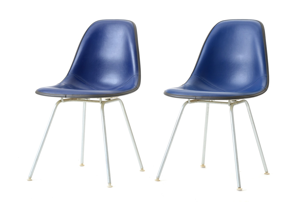 Pair of Ray and Charles Eames Shell Chairs for Herman Miller | EBTH