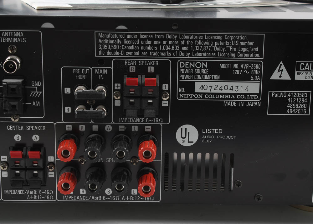 Denon AVR-2500 DDSC Receiver | EBTH