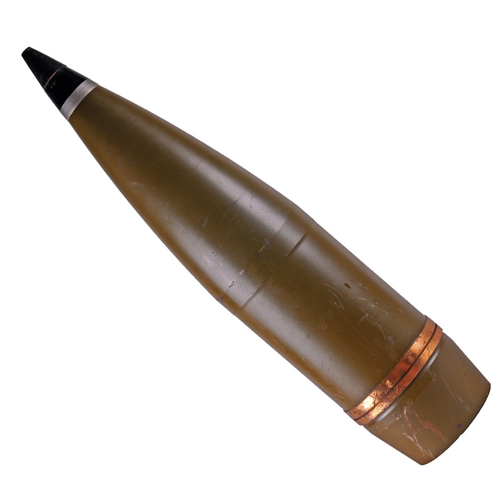 1953 M107 155mm HE Projectile Shell EBTH 1953 M107 155mm HE Projectile Shell EBTH