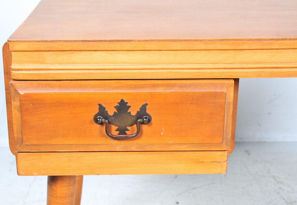 Traditional Maple Writing Desk | EBTH