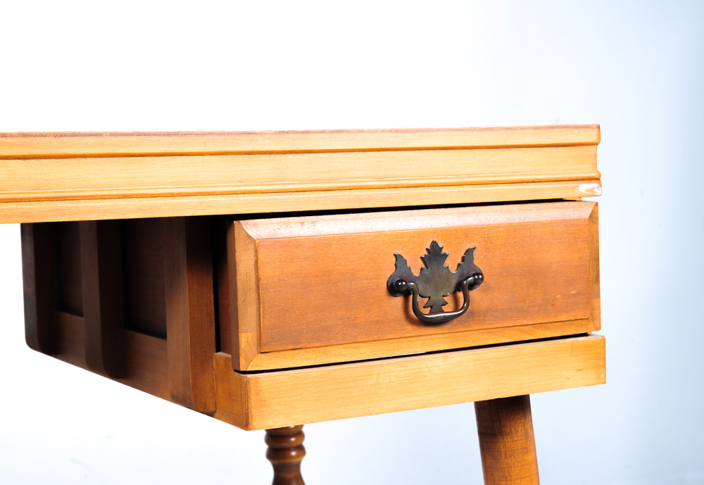 Traditional Maple Writing Desk | EBTH