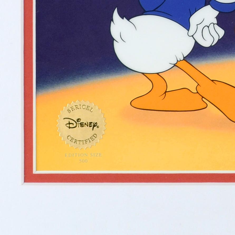 "Three Happy Chappies" Limited Edition Disney Sericel | EBTH