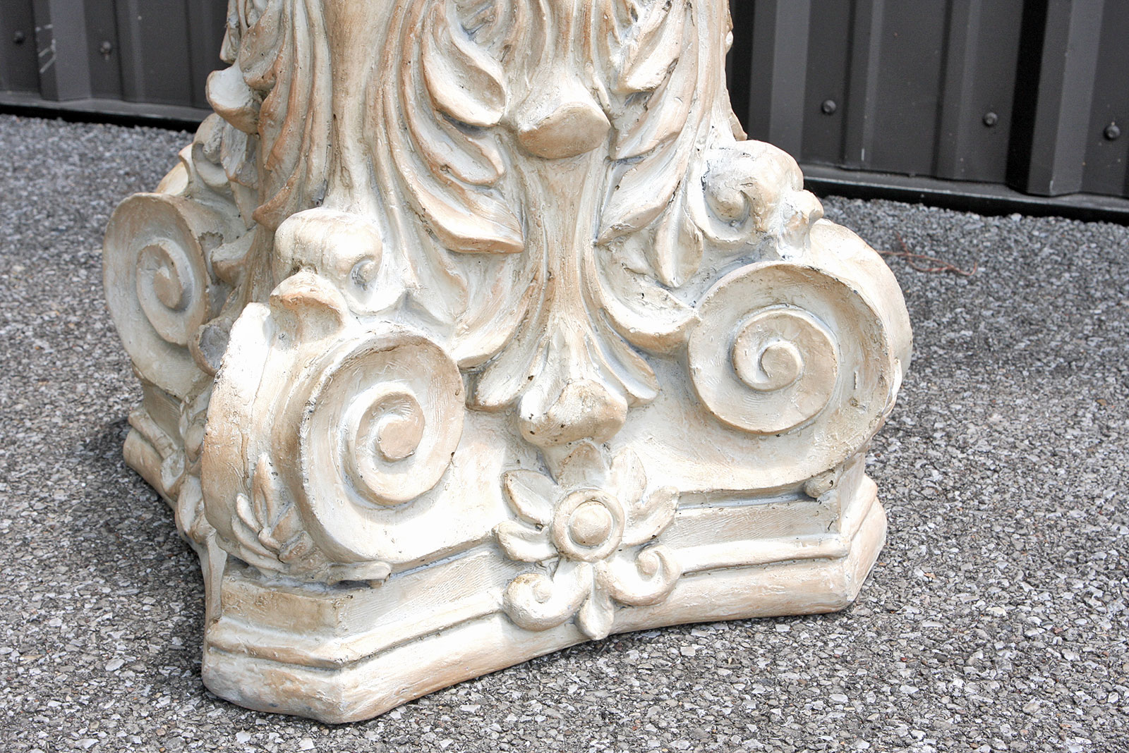 Cast Plaster Corinthian Column Base | EBTH