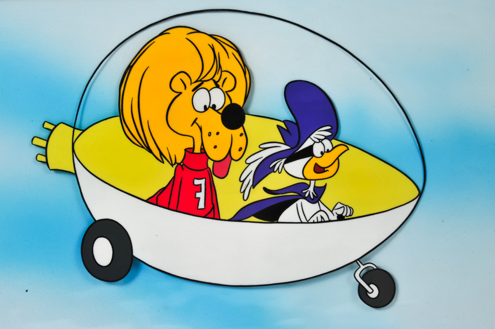 1988 Original "Super Chicken & Fred" Animation Cel by Listed Artist Jay ...