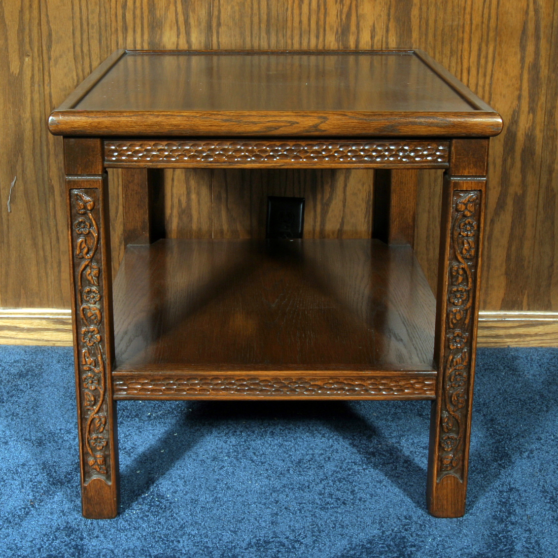 Vintage Romweber Viking Oak End Table | EBTH