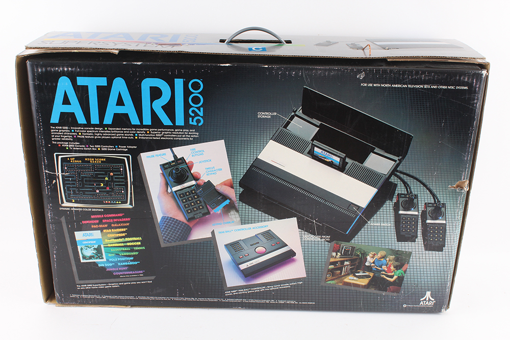 Original Atari 5200 Supersystem Console and Pac-man Game Cartridge | EBTH
