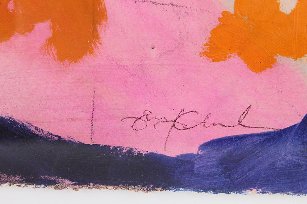 Emily Church Oil on Paper "Color Study for Forest, Croatia" | EBTH