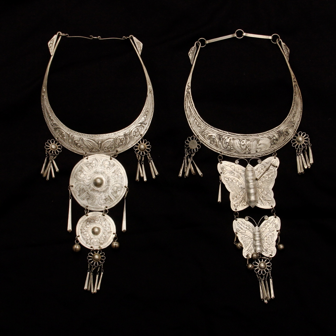 Pair of Hmong Wedding Necklaces | EBTH