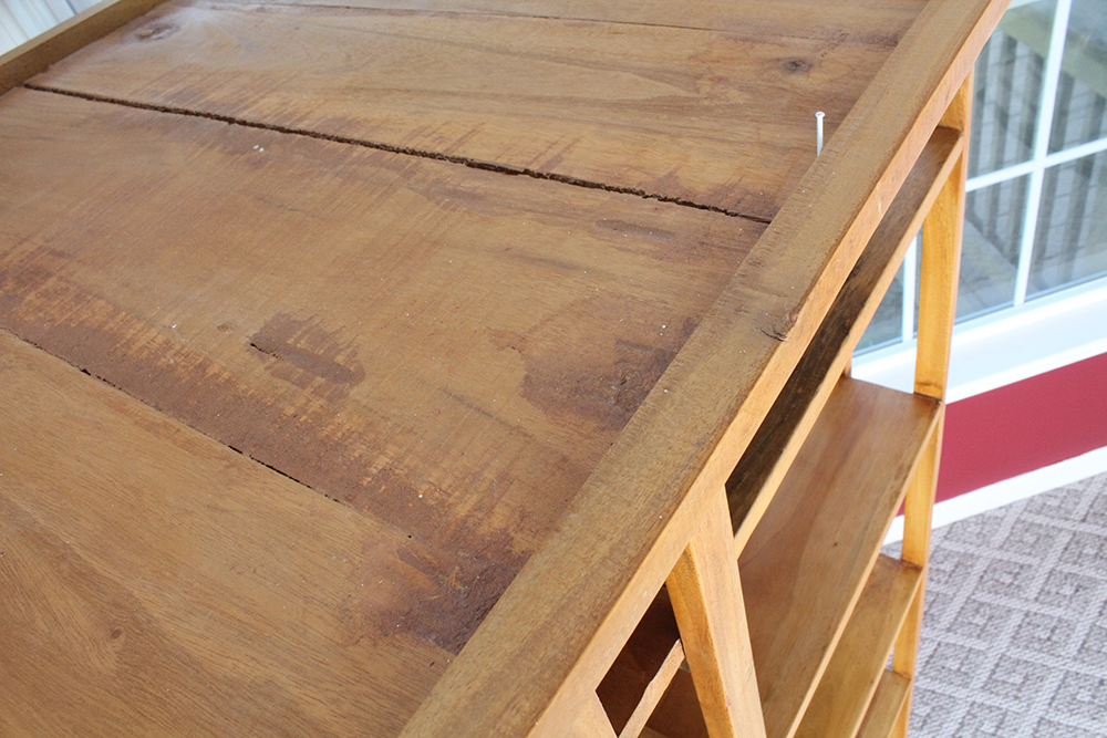 Craftsman Made Wooden Revolving Tower Shelf | EBTH